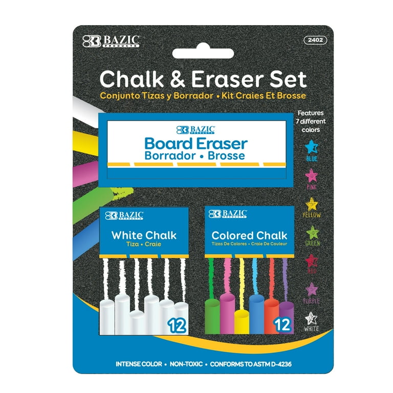 Chalkboard Chalk And Eraser