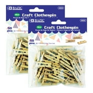 Creativity Street Mini Spring Clothespins Natural - Pack of 2 - Walmart.com