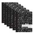 BAZIC Wide Ruled 100 Sheet Black Marble Composition Book for Primary ...