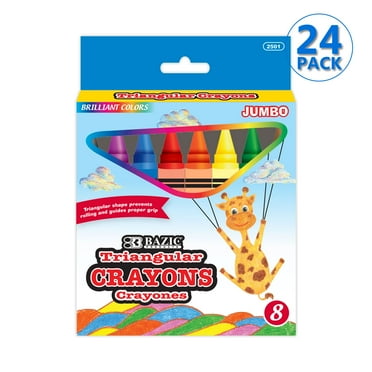 Crayola Bold Bright Assorted Regular Size Crayons, Set of 24 - Walmart.com