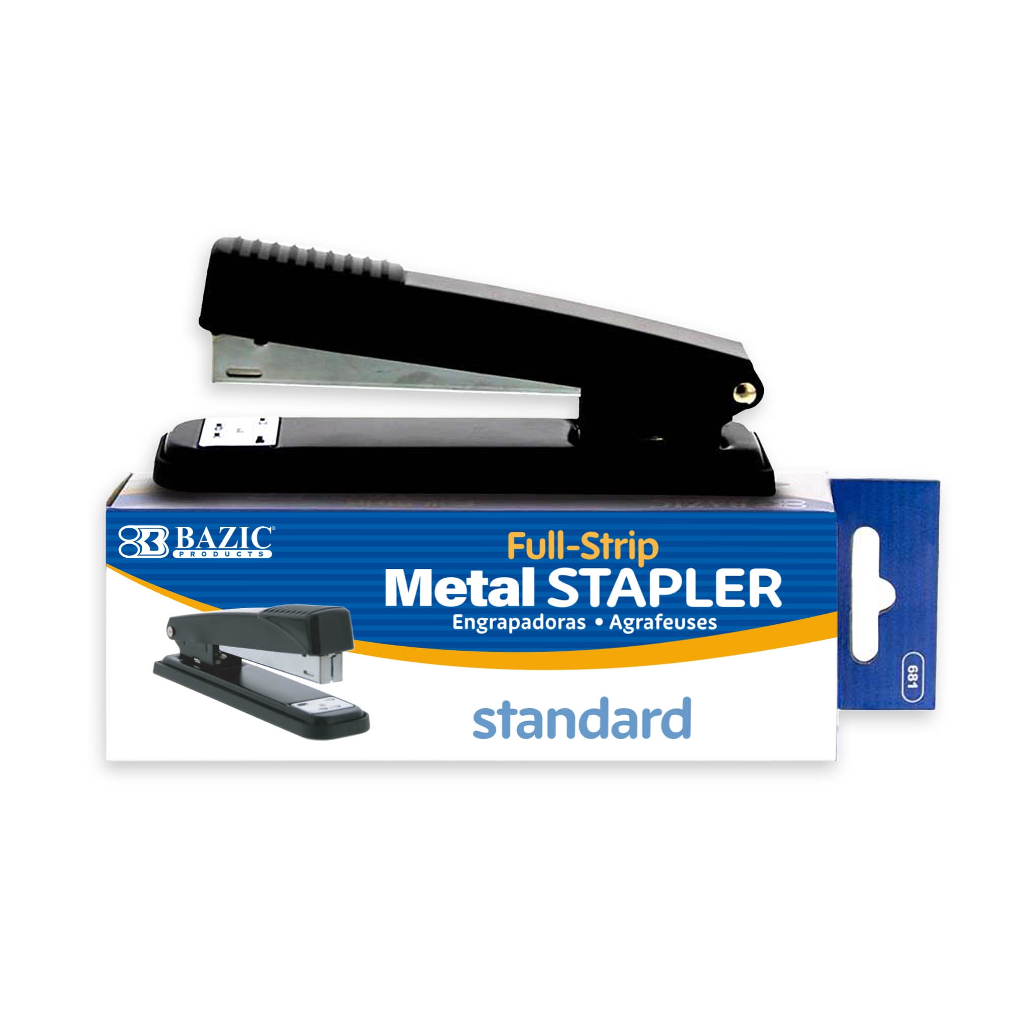 BAZIC Metal Full Strip Stapler [681] - Walmart.com