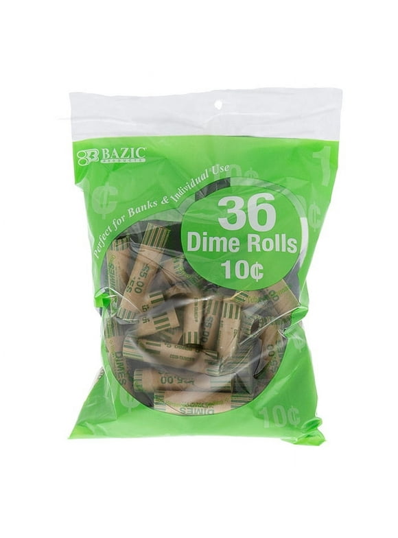 Coin Roll Wrappers in Money Handling - Walmart.com