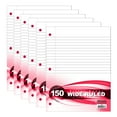 BAZIC Wide Ruled Loose Leaf Filler Paper, 3 Hole Punched, 150 Sheets ...