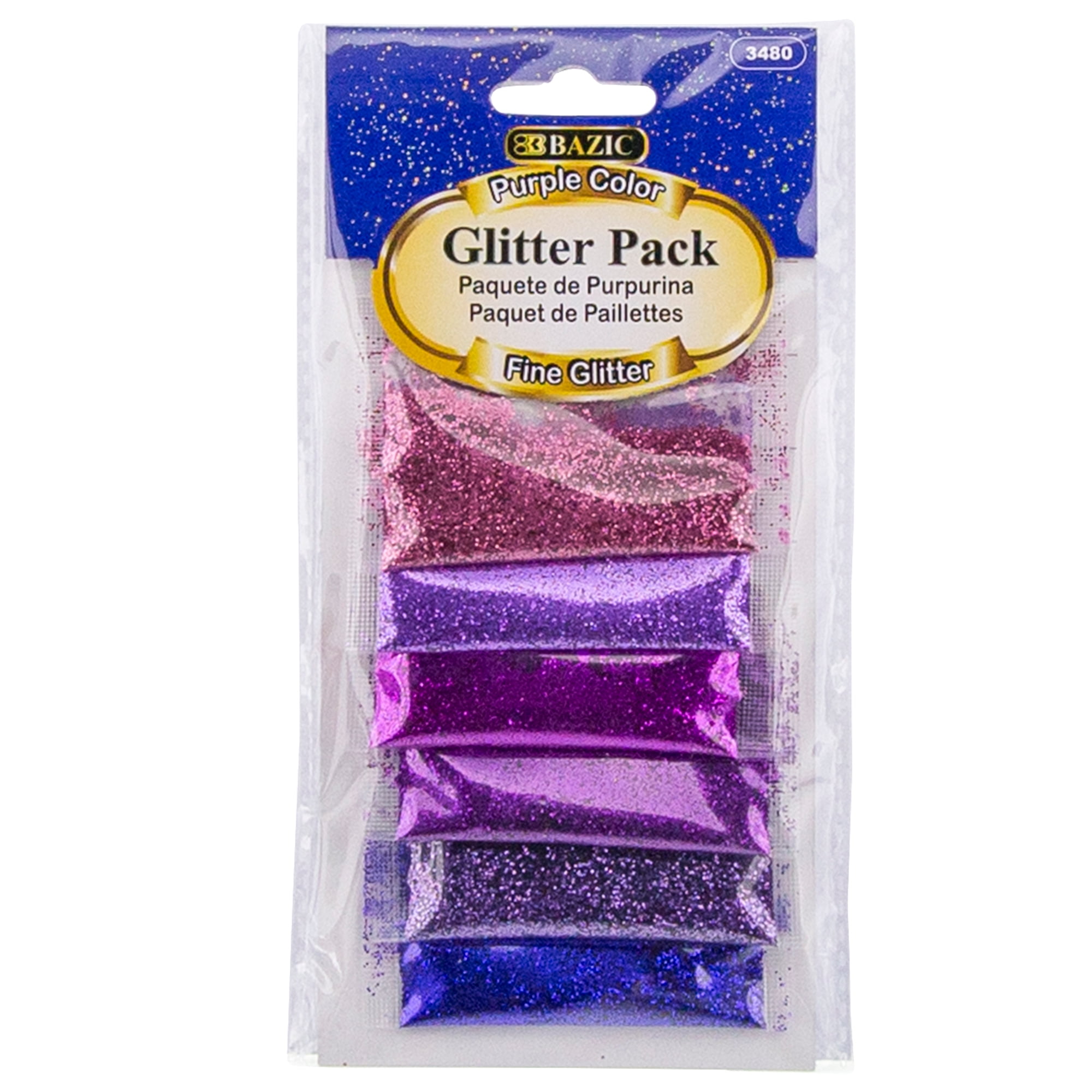 BAZIC Glitter Shaker Purple Color, Halloween Sparkling Powder (12g/Pack ...