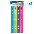 Bazic Products 307020-24 12 in. 30 cm Jewel tones Color Ruler - Pack of ...