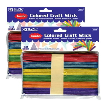 Large Bulk Jumbo Craft Sticks- Eco-friendly FSC Certified Birchwood ...