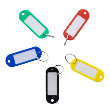 Sparco, SPR02887, Square Key Tags, 20 / Pack, White - Walmart.com