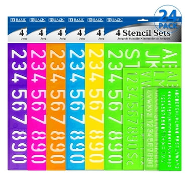 Mr. Pen Letters and Numbers Alphabet Templates, Letter Stencils, Pack ...