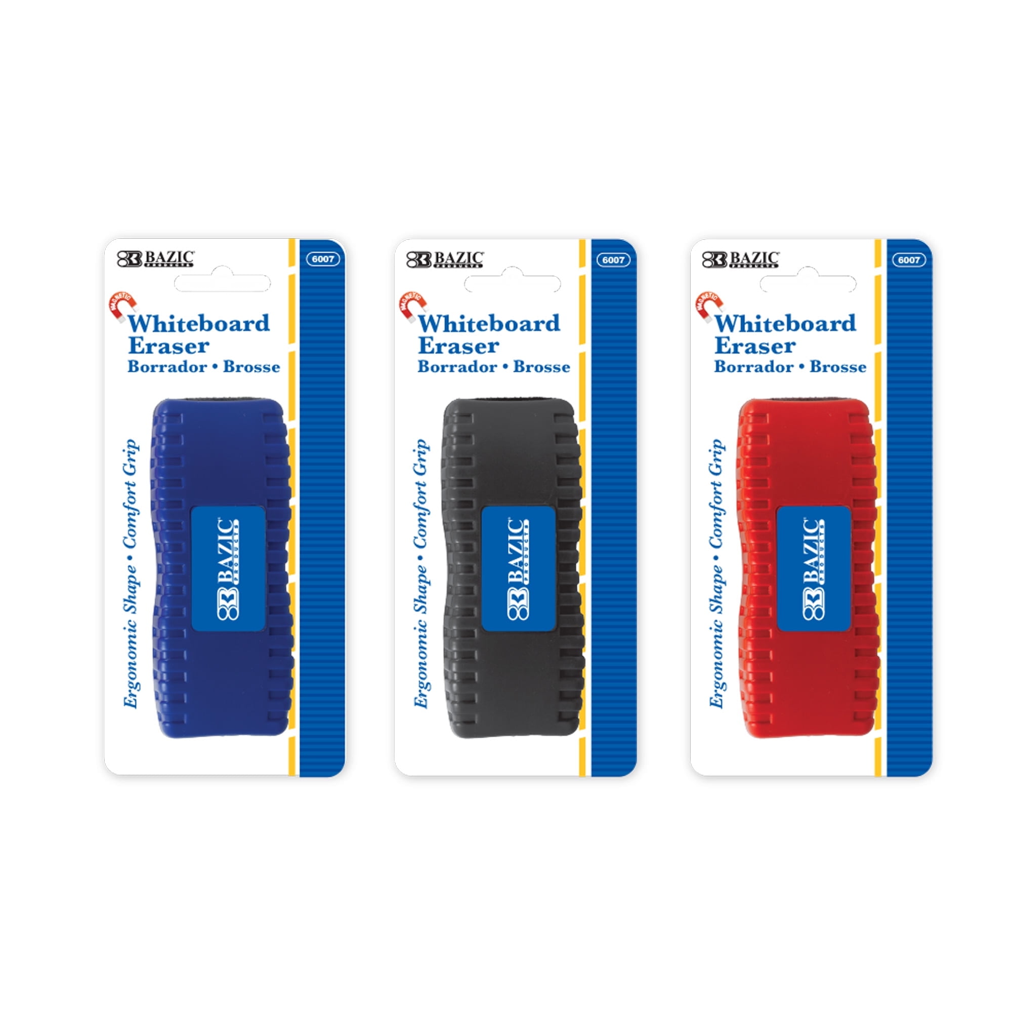 BAZIC Magnetic Whiteboard Eraser, White Boards Dry Erase Erasers ...