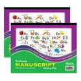 BAZIC Manuscript Writing Pad 50 Sheet 10.5"x8" Handwriting Workbook, 2 ...