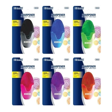 One-Hole Manual Pencil Sharpeners, 4 X 2 X 1, Assorted Colors, 24/pack ...