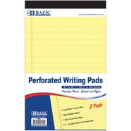 Mead® Junior Legal Pad, 5" x 8", 50 Sheets, Canary Yellow, Pack of 24 ...