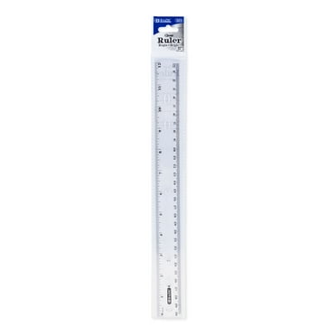 Pacific Arc Stainless Steel Ruler with Inch and Metric(mm), Non Skid ...