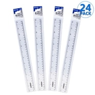 Uxcell 2pack Stainless Steel Ruler, 6" Metal Rulers 0.75" Wide Inch and ...