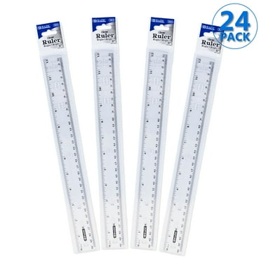 Pacific Arc Stainless Steel Ruler with Inch and Metric(mm), Non Skid ...