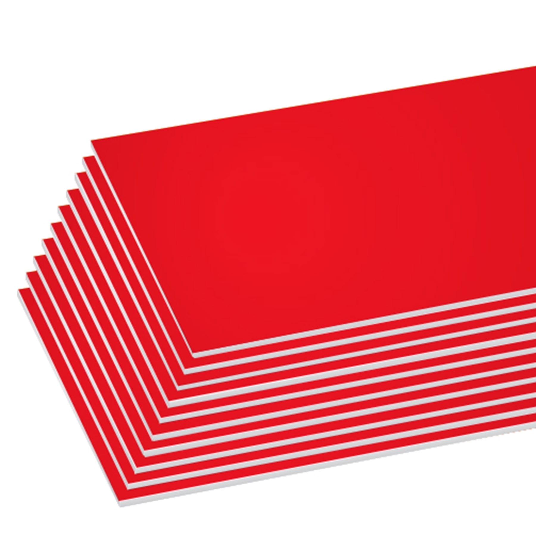 Free Shipping! BAZIC Red 20\ X 30\ Lightweight Thick Foam Board Poster ...