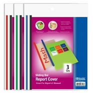 10Pcs Transparent File Folder Sliding Bar Report Covers For A4 Report ...