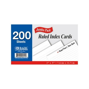 Uxcell 3.5" x 2" Blank Paper Business Cards Small Index Flash Cards ...