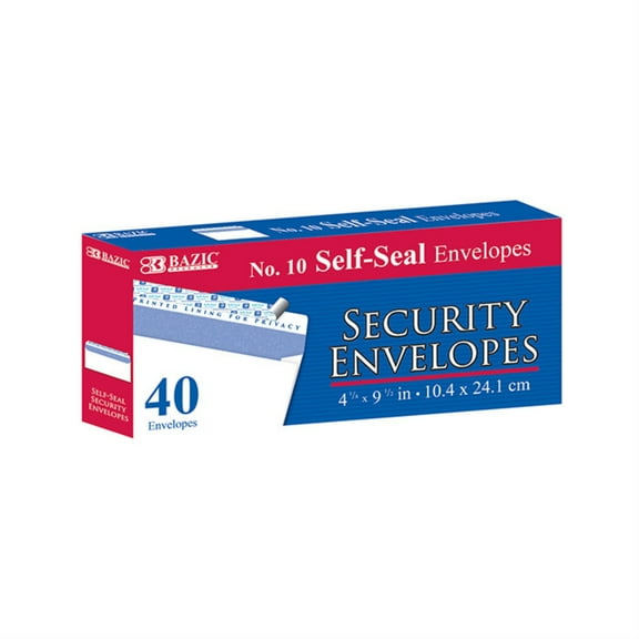 #10 Security Envelopes in #10 Envelopes - Walmart.com