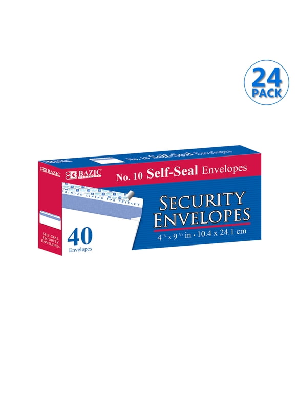 #10 Security Envelopes in #10 Envelopes - Walmart.com
