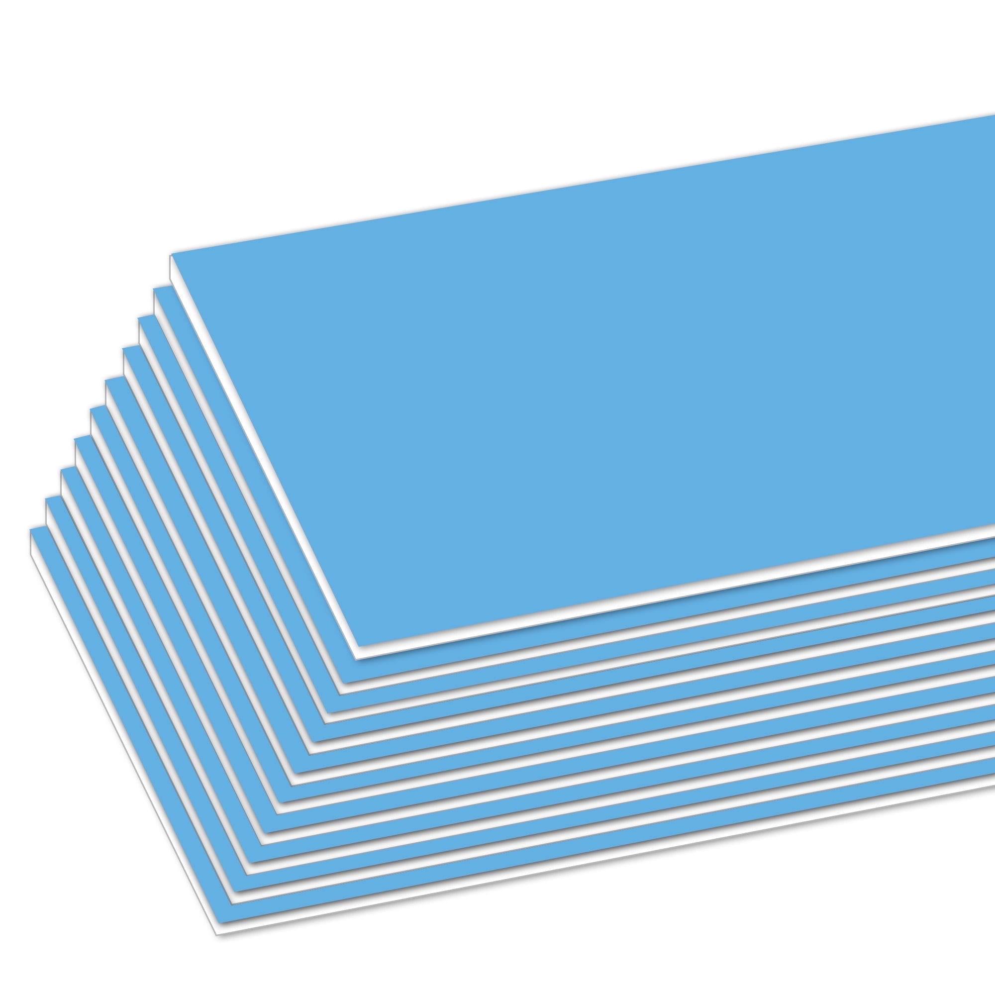 Free Shipping! BAZIC Sky Blue Foam Board 20" X 30", Colored Foam Boards ...