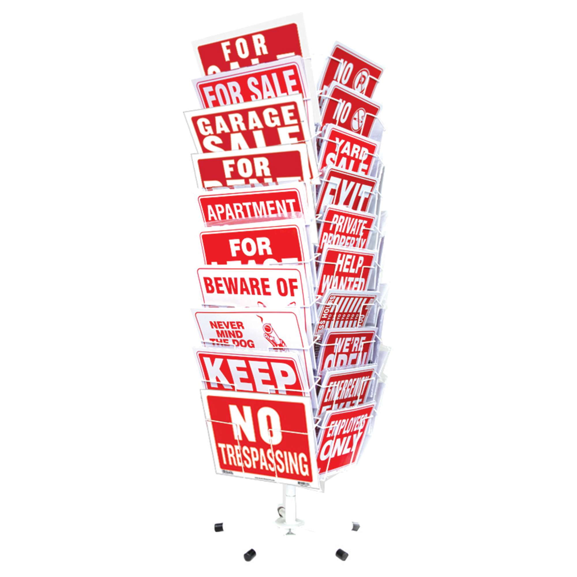 BAZIC Spinning Rack Books Racks 40-Slots, 55.5"x20"x20" Books Stand ...