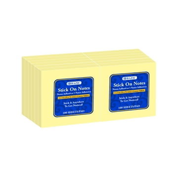 Post-it Super Sticky Notes, 3" x 3", Canary Yellow, 5 Pads - Walmart.com