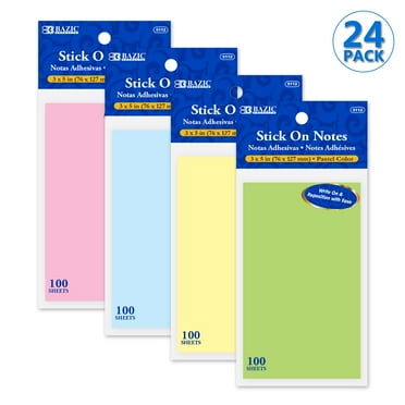 Post-it Super Sticky Notes, 3" x 5", Yellow, 12 Pads - Walmart.com