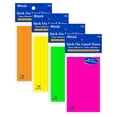 BAZIC Sticky Notes 3x5 Lined Ruled Neon Color, (70 Sheets/Pack), 4-Pack ...