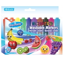 Mr. Sketch Scented Washable Markers, Chisel Tip, Assorted Colors, 36 ...