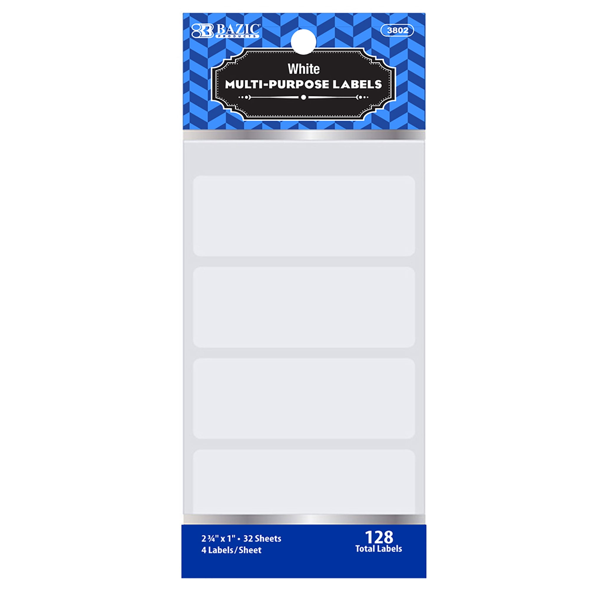 "BAZIC White Label 2 3/4""X1"" Versatile Shipping Labels, Strong ...