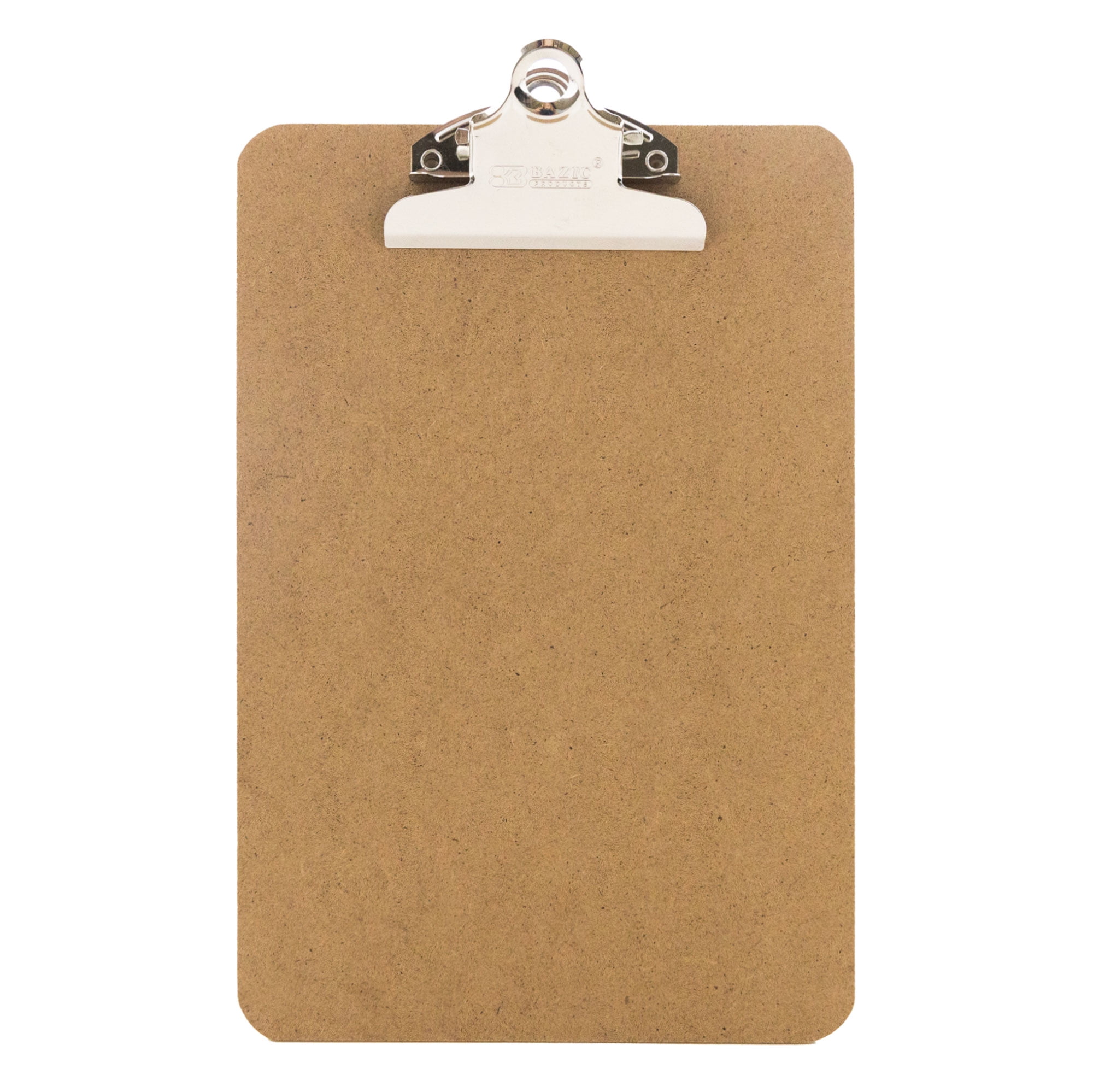 BAZIC Wood Clipboard Memo Size 9" x 6" w/Sturdy Spring Clip Board, 1 ...
