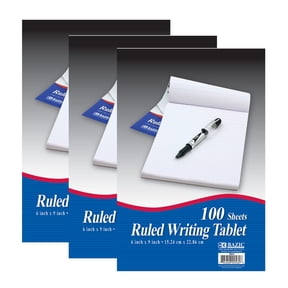 Unknown, Scratch Pads 4x6 inches, White, 100 Sheets, 6 Pack for notes ...