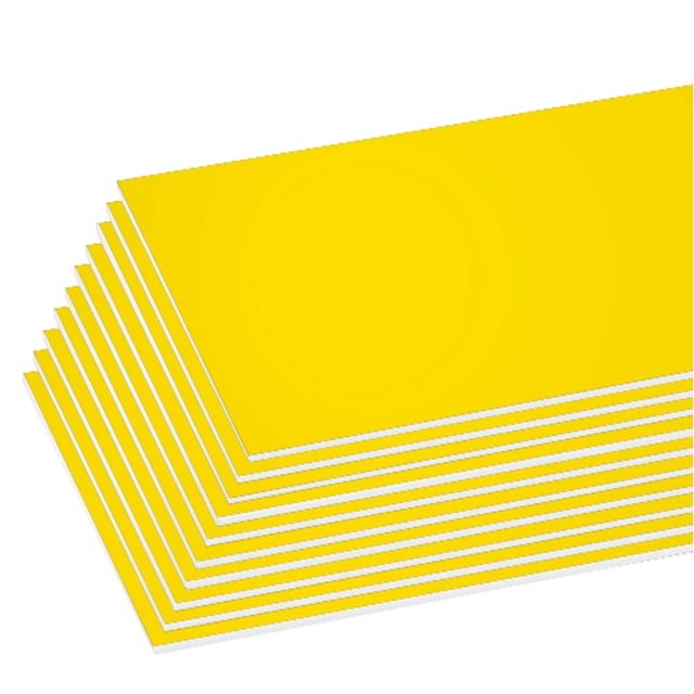 BAZIC Yellow Foam Board 20" X 30", Colored Foam Boards 3/16 Inch ...