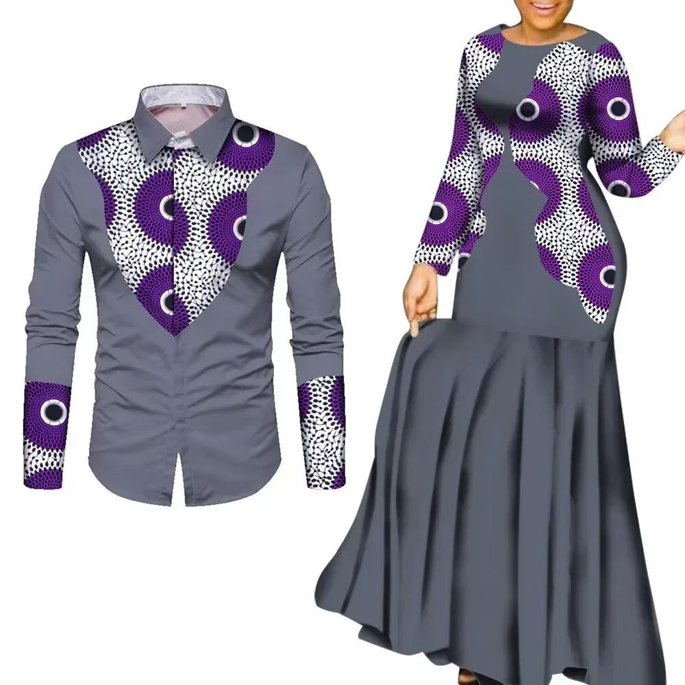 BAZINRICHE African Clothes for Couple African Clothing for Lovers Man's ...