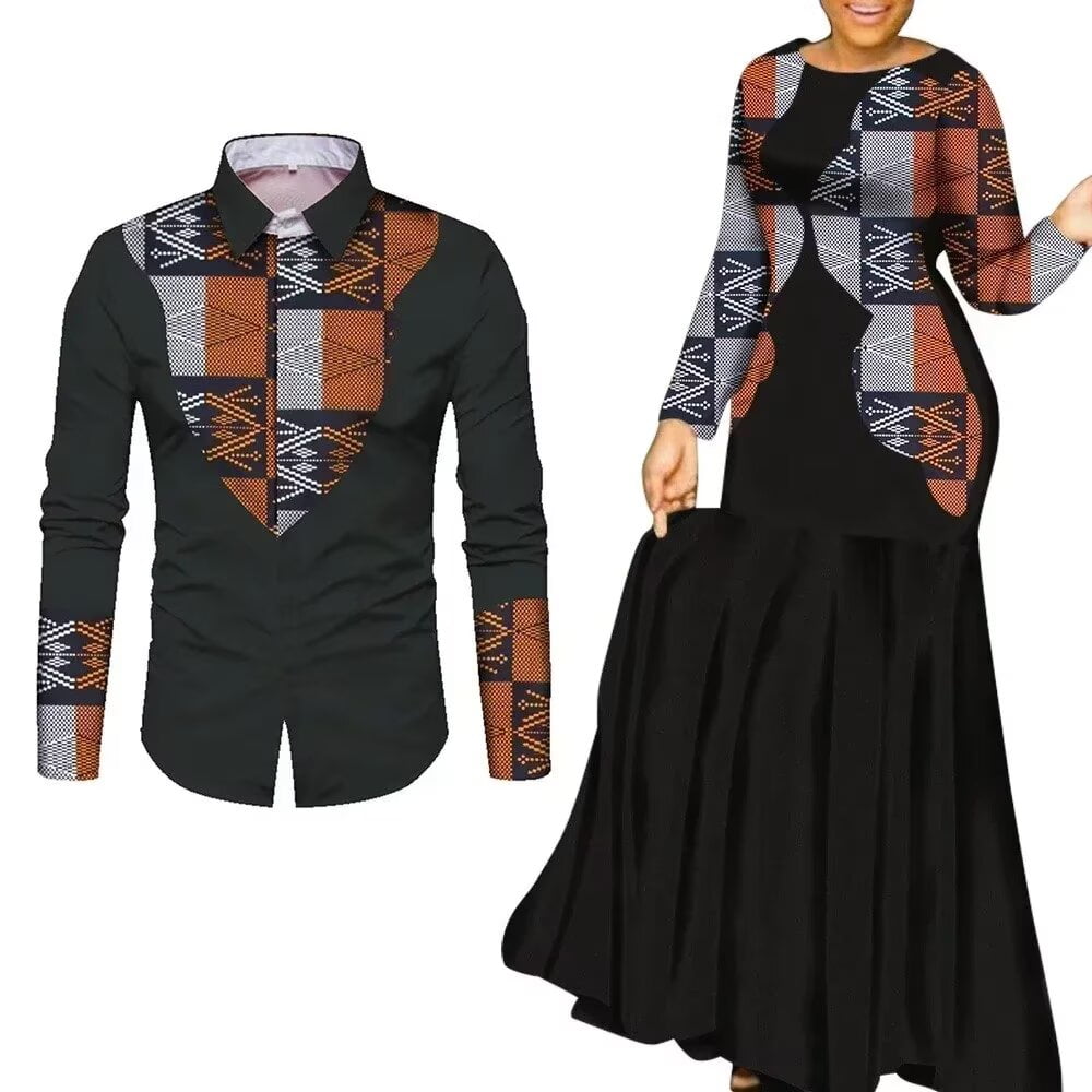 BAZINRICHE African Clothes for Couple African Clothing for Lovers Man's ...