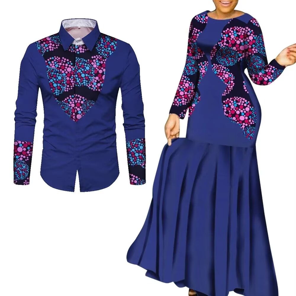 BAZINRICHE African Clothes for Couple African Clothing for Lovers Man's ...
