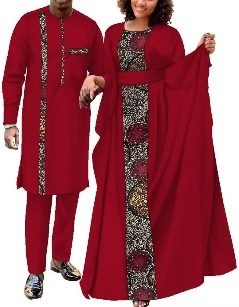 BAZINRICHE African Couple Outfits Matching Sets African Dresses for ...