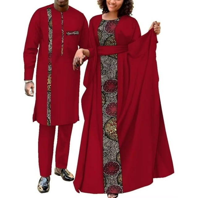 BAZINRICHE African Couple Outfits Matching Sets African Dresses for ...