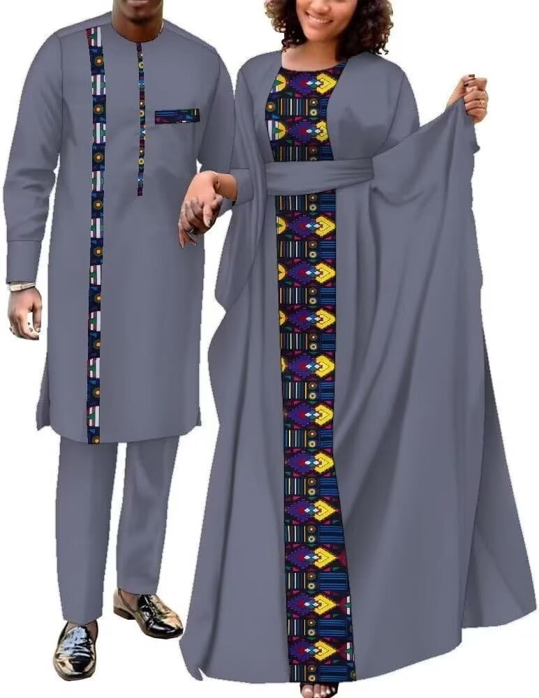 BAZINRICHE African Couple Outfits Matching Sets African Dresses for ...