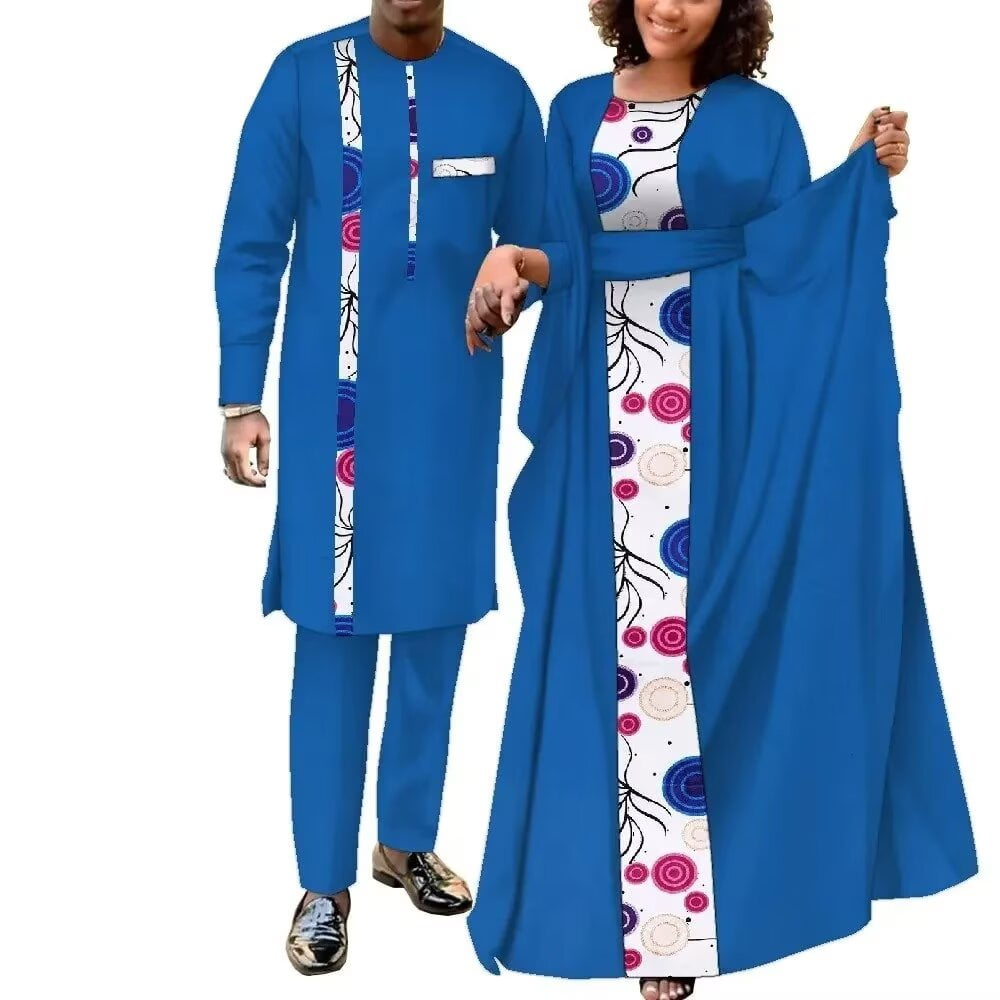BAZINRICHE African Couple Outfits Matching Sets African Dresses for ...