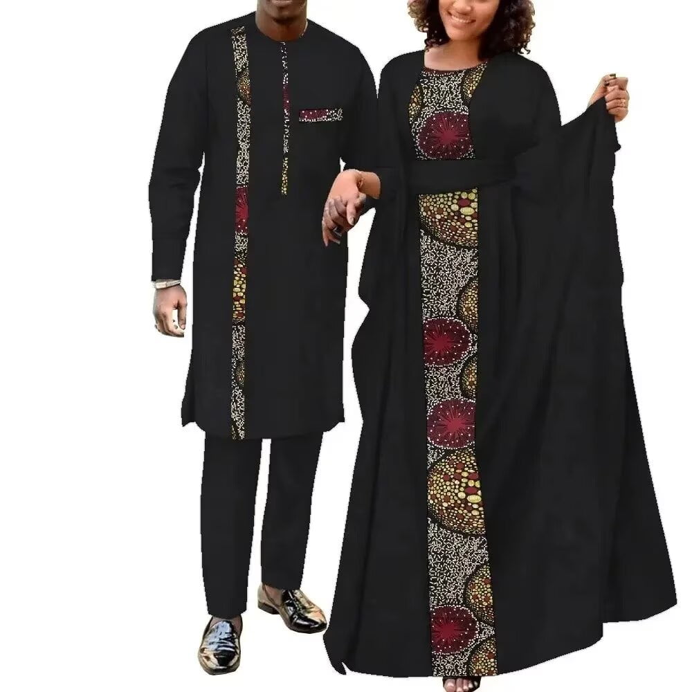 BAZINRICHE African Couple Outfits Matching Sets African Dresses for ...