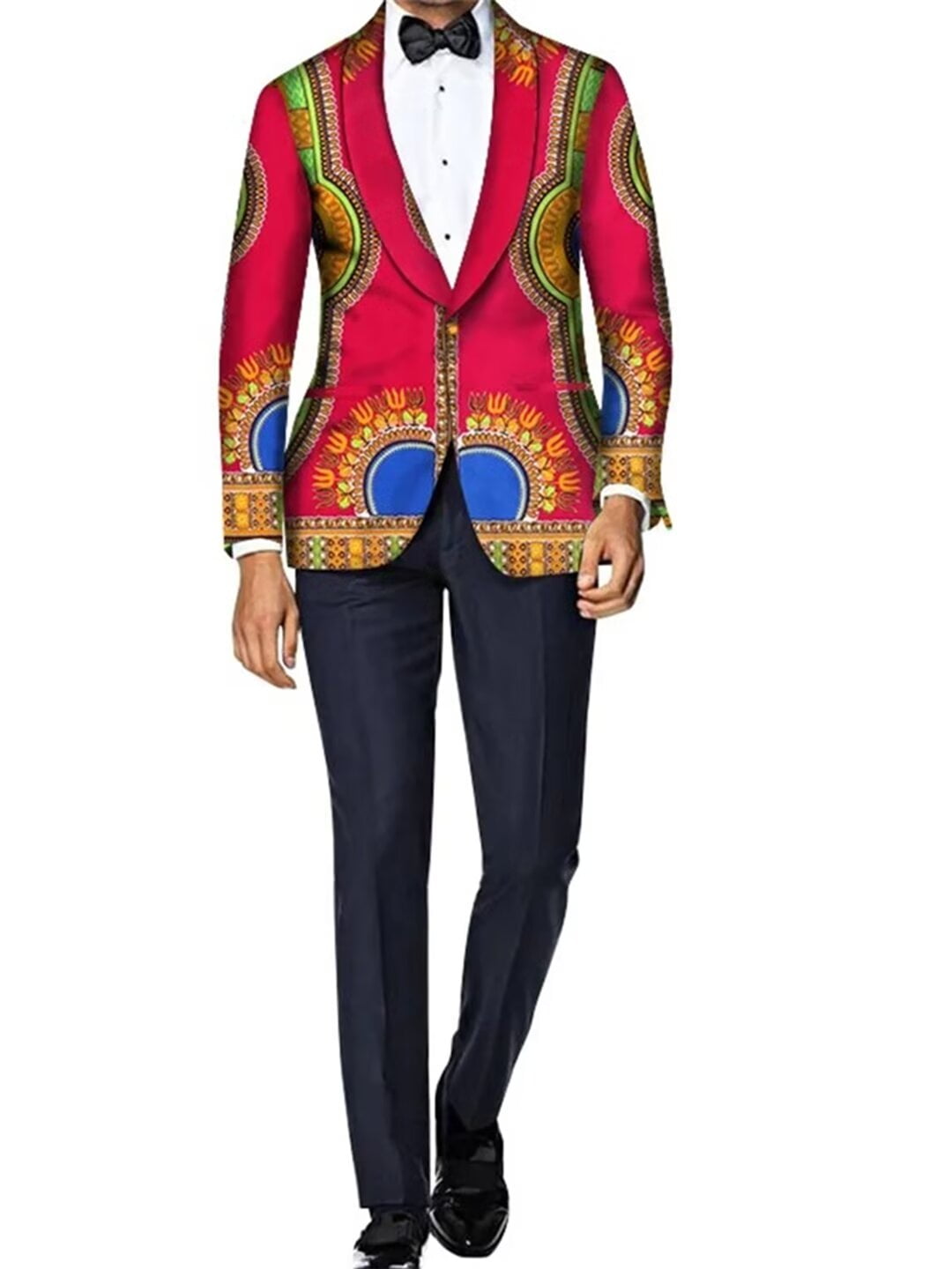 BAZINRICHE African Men Jacket Blazer Suits Wedding Banquet Fit Casal ...