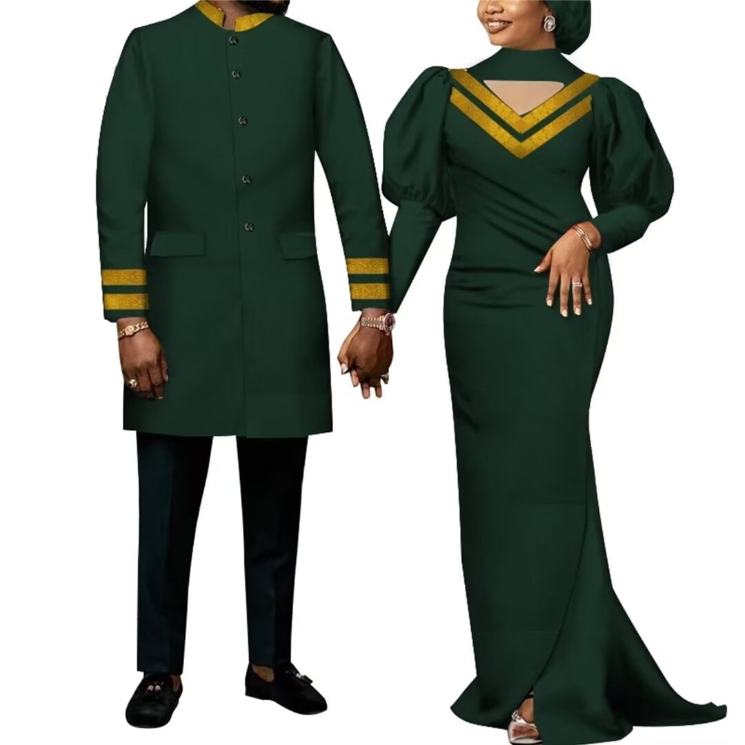 BAZINRICHE African Traditional Couple Clothing Ankara Mens Blazer Coat ...
