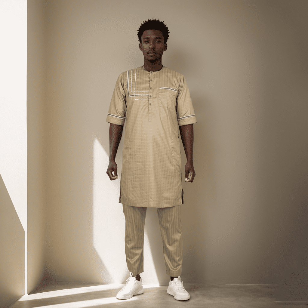 BAZINRICHE Arab Big and Tall African Men's Short Sleeve Thobe Tops ...