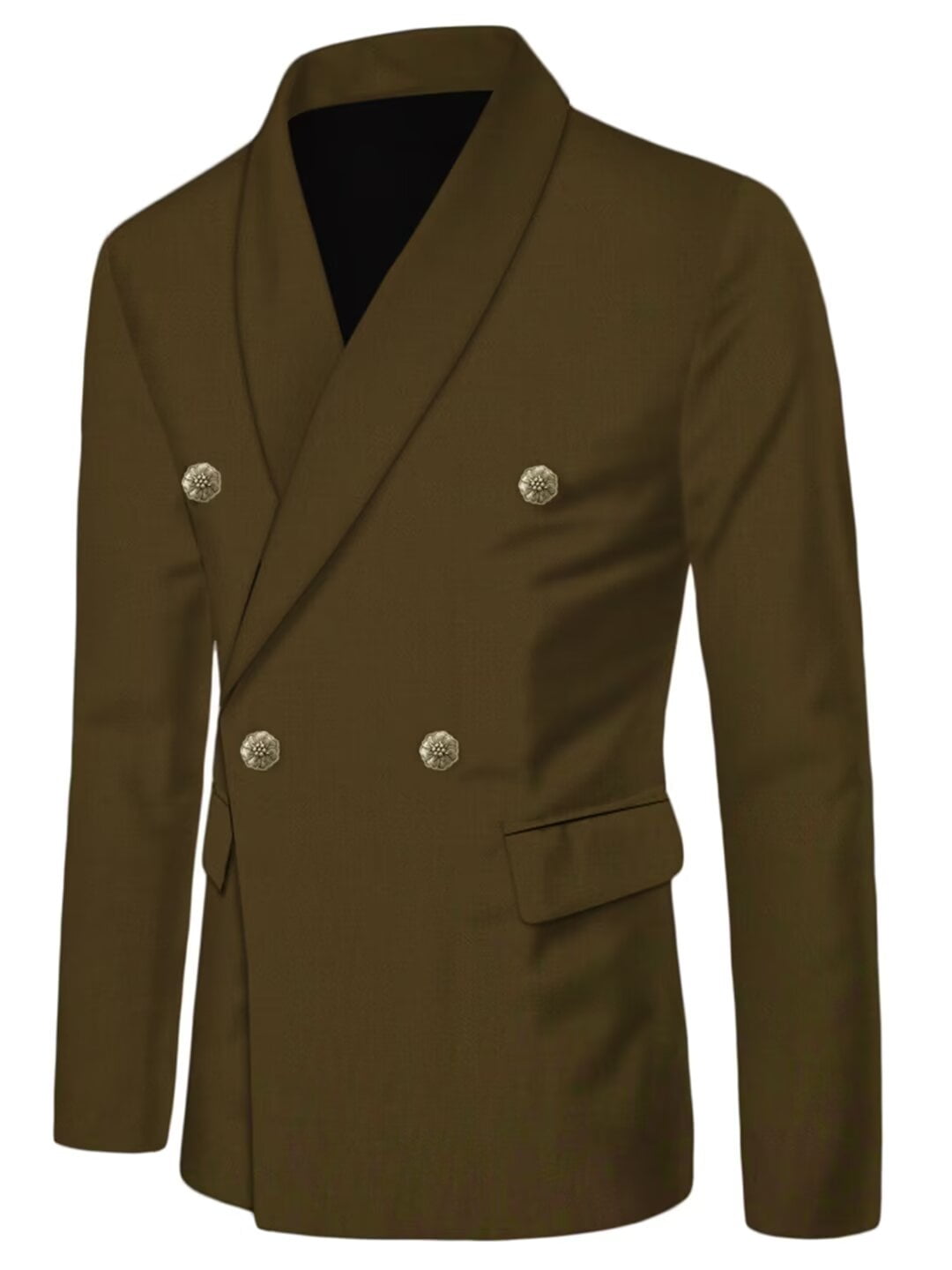 BAZINRICHE Men Jacket Blazer Suits Wedding Banquet Fit Casal Business ...