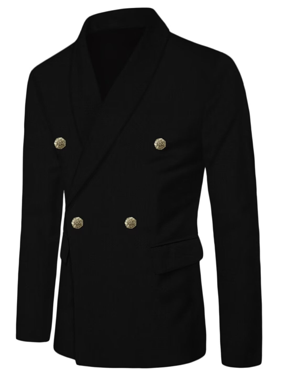 BAZINRICHE Men Jacket Blazer Suits Wedding Banquet Fit Casal Business ...