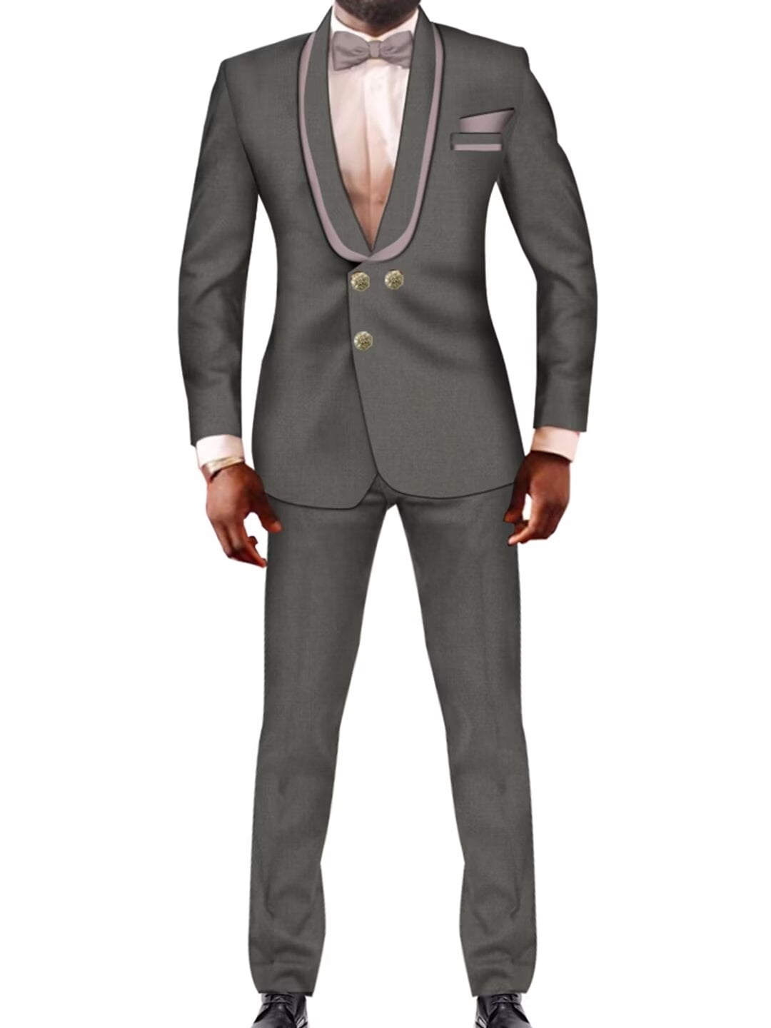 BAZINRICHE Men Jacket Blazer pants set Suits Wedding Banquet Fit Casal ...