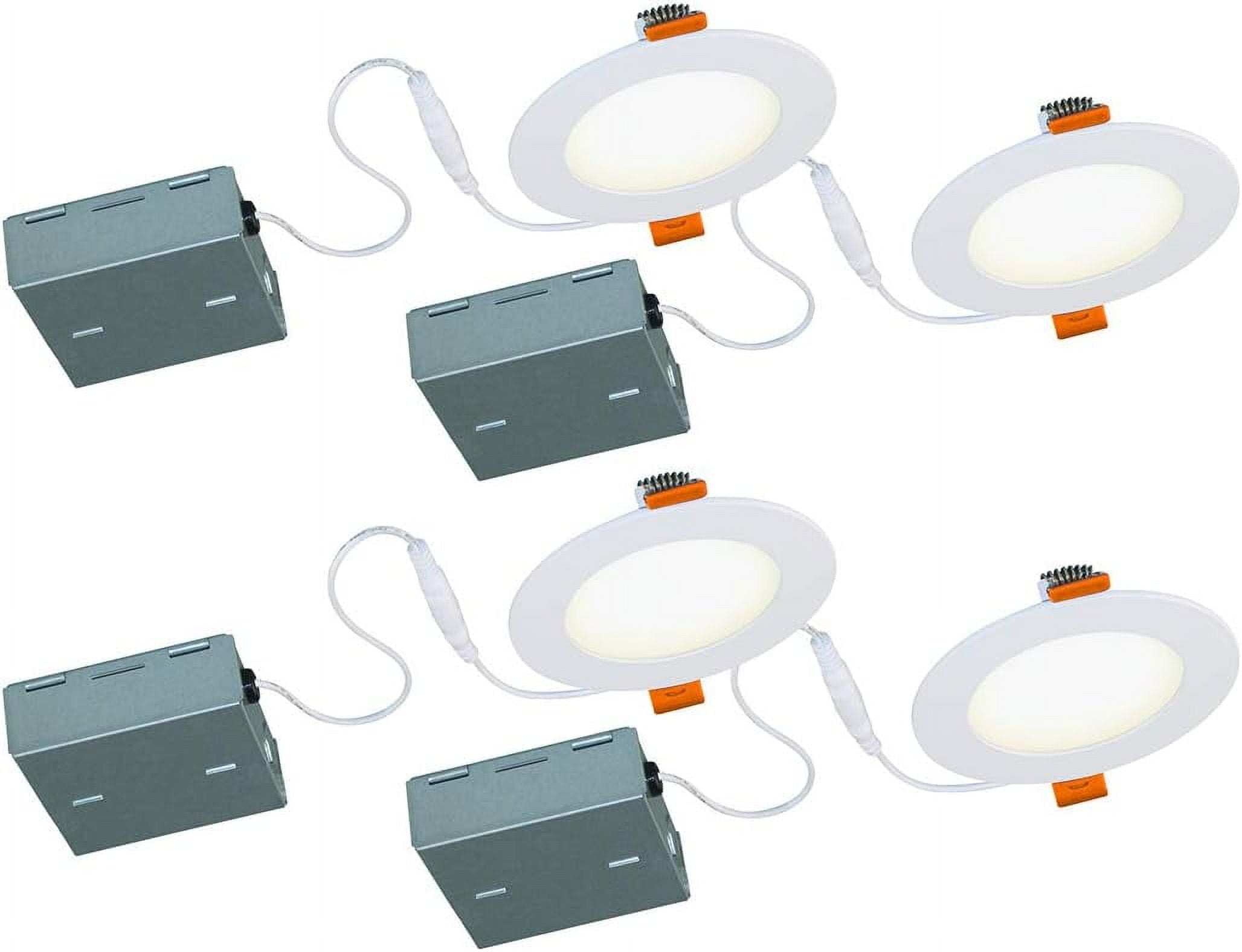 BAZZ Slim Disk Radiant Stak Integrated LED 4-in Recessed Fixture ...