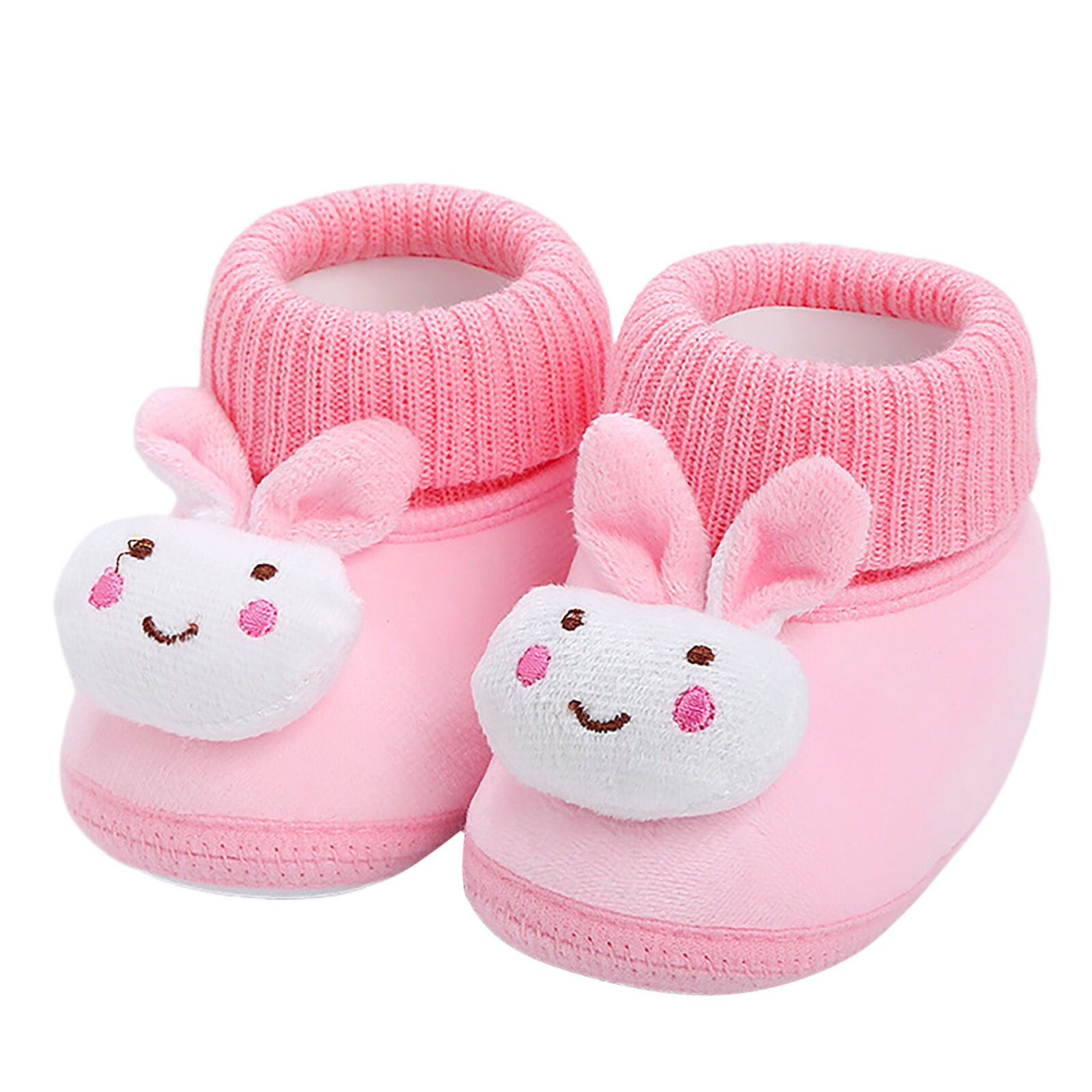 BAnala Cute Rabbit Baby Soft Sole Walking Shoes Winter Plush and Thick ...